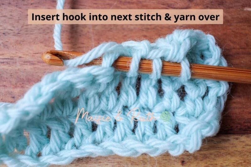 How to Dc2tog (Double Crochet Two Together) - Maisie and Ruth
