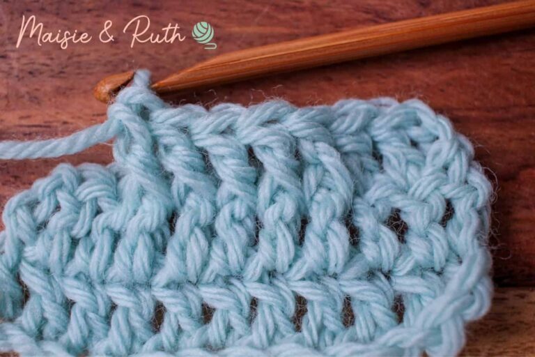The Front Post Double Crochet (A Photo Tutorial) - Maisie and Ruth