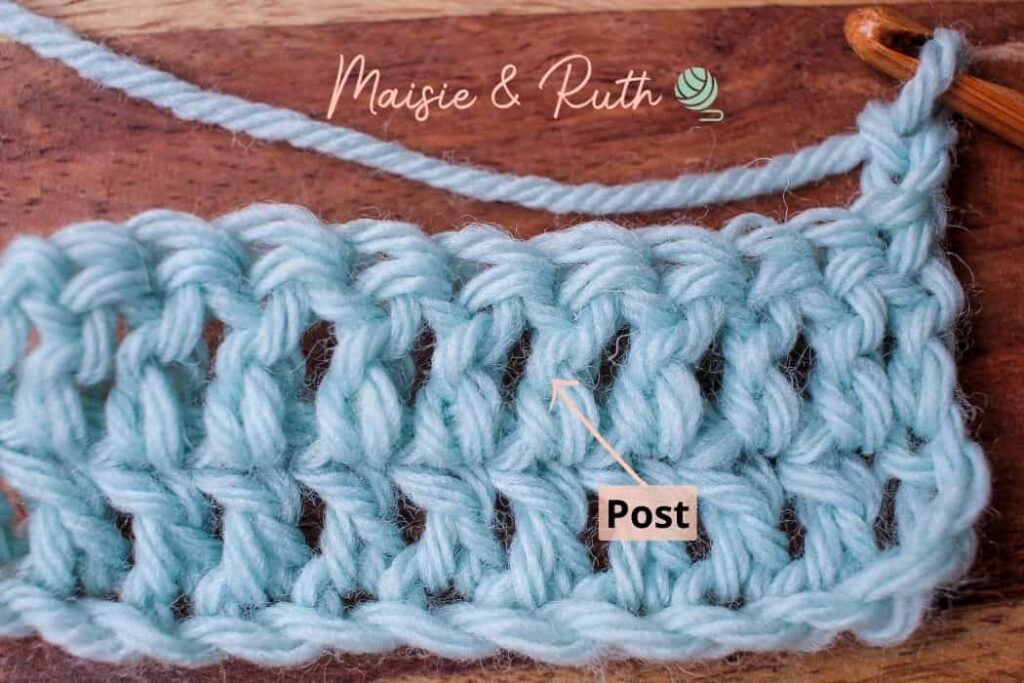 The Front Post Double Crochet (A Photo Tutorial) - Maisie and Ruth