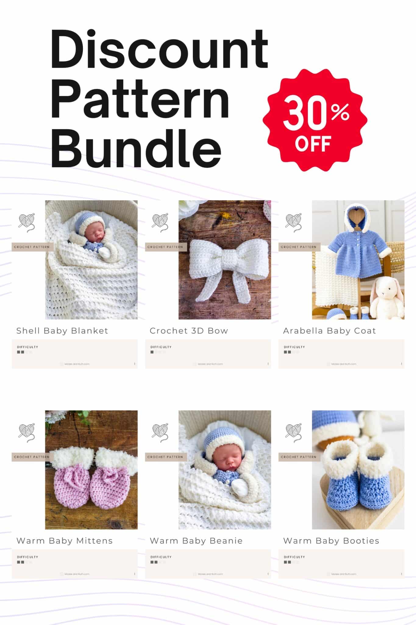 Quick Crochet Baby Booties (Free Pattern) - Maisie and Ruth