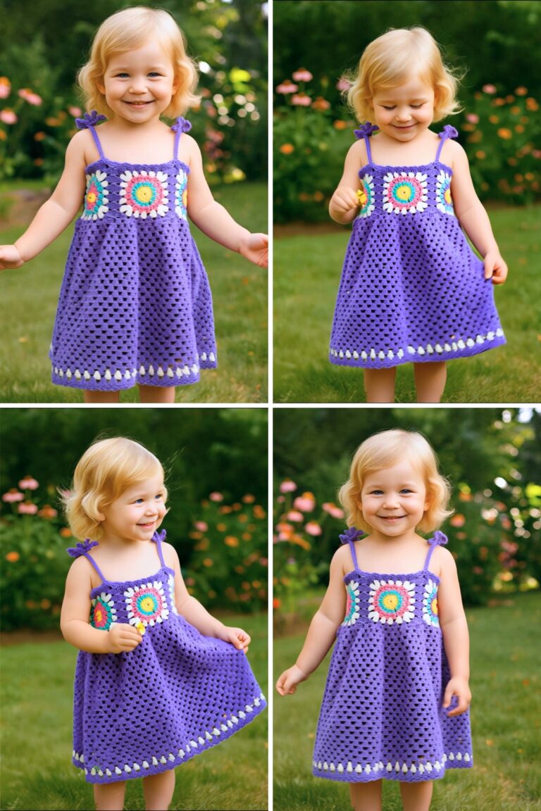 Free Children's Crochet Dress Pattern: Delightful Days Dress - Maisie ...