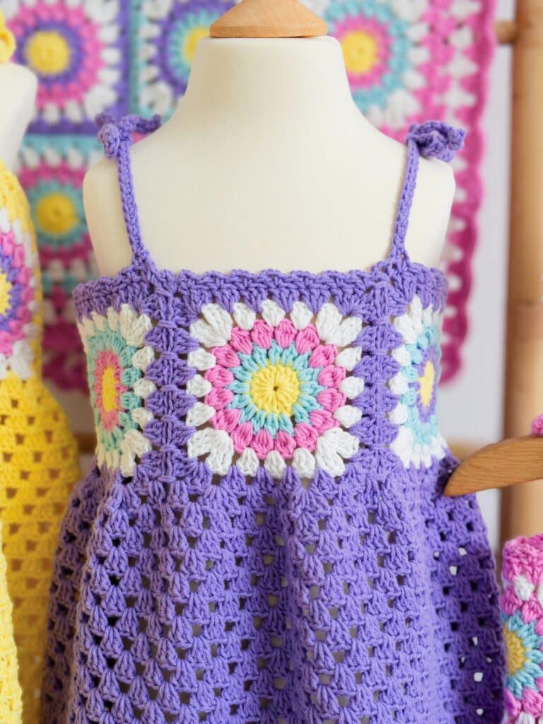 Free Children's Crochet Dress Pattern: Delightful Days Dress - Maisie ...